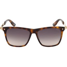 BMW Sonnenbrille mit Rahmen in Havana-Blond mit Farbverlauf und get&ouml;nten Gl&auml;sern