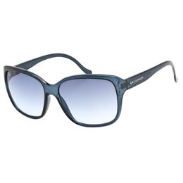 Calvin Klein - Sonnenbrille mit marineblauem Rahmen und Verlaufsgl&auml;sern in Kristalloptik