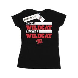 Disney - "High School Musical The Musical Once A Wildcat" T-Shirt f&uuml;r Damen (Schwarz)