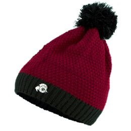 GUGGEN Mountain Unisex M&uuml;tze Winterm&uuml;tze mit Bommel und Fleecefutter