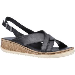 Hush Puppies Womens Elena Kreuz &uuml;ber Keilsandalen