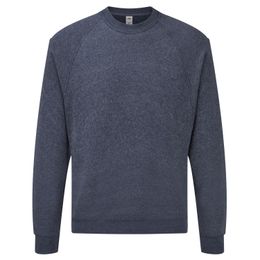 Fruit of the Loom - "Classic" Sweatshirt f&uuml;r Herren/Damen Unisex Raglan&auml;rmel (Heide Blau)