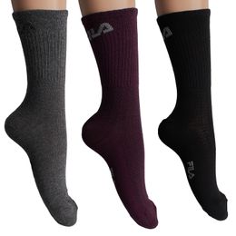 Fila Pack-3 Lange Baumwollsocken F3267 f&uuml;r Frauen