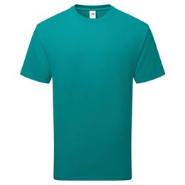 Fruit of the Loom - "Pure" T-Shirt f&uuml;r Herren/Damen Unisex, Baumwolle (Meeresblau Gr&uuml;n)