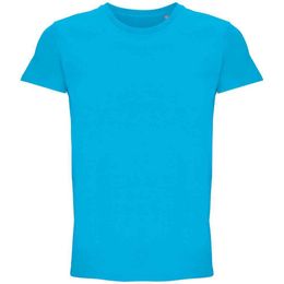 SOLS - "Crusader" T-Shirt recyceltes Material f&uuml;r Herren/Damen Unisex (Aquablau)