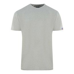 Aquascutum - "London 1851" T-Shirt f&uuml;r Herren, verklebt (Grau)