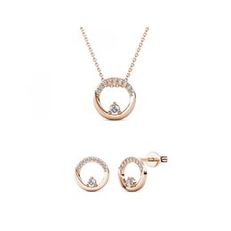 Clarine Set : Rose Gold und Kristall