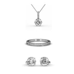 Kristine Sets - Silber und Kristall