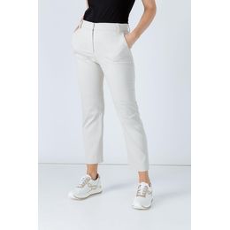 Sandfarbene angepasste Stretch-Hose