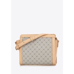 Wittchen Damen-Umh&auml;ngetasche in Monogram Beige, &Ouml;ko-Leder