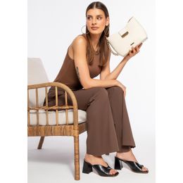 Wittchen Damen-Umh&auml;ngetasche, Creme, Gewebt, Polypropylen