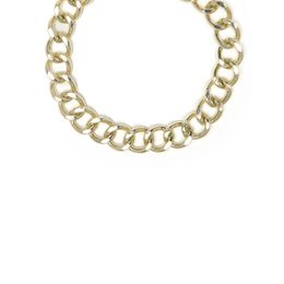 Luxenter Halskette, 45 cm, mit 18-kar&auml;tigem Gelbgold-Finish &ndash; Moba
