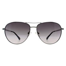 Guess Aviator Damen Gl&auml;nzend Leicht Nickeltin Grau Farbverlauf GF6157