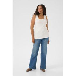 Kaffe Jerseytop KCcarina Jerseytop Tight fit white