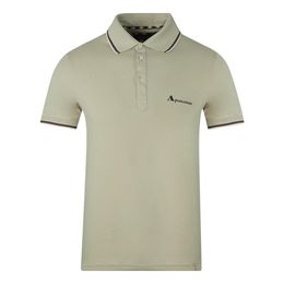 Aquascutum Markenlogo Beige Poloshirt