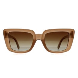 Montana MP193 B gl&Atilde;&curren;nzend hellbraun cremebraun Verlauf polarisierte Sonnenbrille