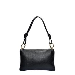 Anna Luchini Schwarz Rindsledertasche