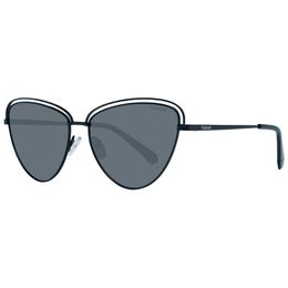 Polaroid Schwarze Metall-Sonnenbrille