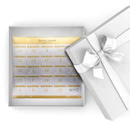 Adventskalender 12 Juwelen, 11 Perlen und 1 &Uuml;berraschung - Silber und Kristall