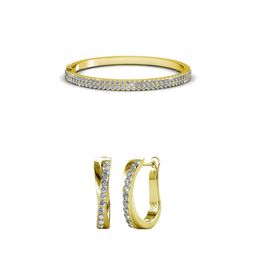 Glamour Criss Parures - Gold und Kristall