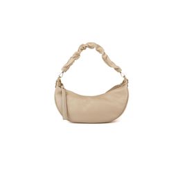 Giulia Monti Schultertasche Grau Beige