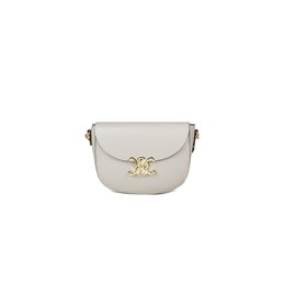 Giulia Monti Schultertasche Hellgrau