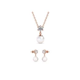 Pauline Set und Box - Rose Gold und Kristall