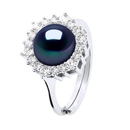 Ringschmuck - Echte S&uuml;&szlig;wasser-Zuchtperle, rund 8-9 mm
