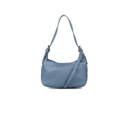 Giulia Monti Schultertasche Stahlblau