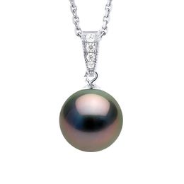 Halskette Prestige Schmuck - Echte Tahiti-Zuchtperle rund 10-11 mm