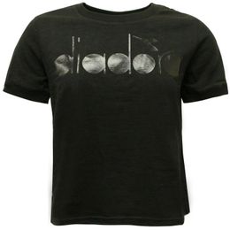 Diadora Sportswear Womens Black T-Shirt
