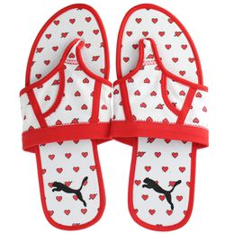 Puma KOM-KAHREN GRAFIK WIRKL&Auml;NDE Schwarz/rote Flip-Flops