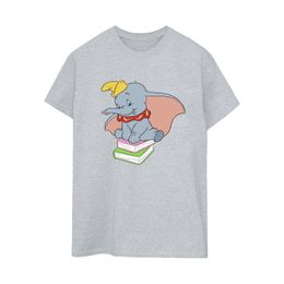 Disney - "Sitting On" T-Shirt f&uuml;r Damen (Grau)