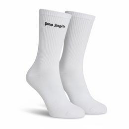 Palm Angels Damen Lange Baumwollsocken PWRA007F23FAB0020110