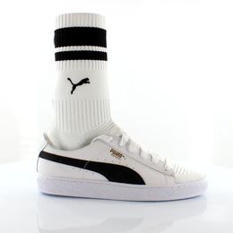 Puma Basket Sockenstil Evoknit White Textile Womens Trainer 365832 01