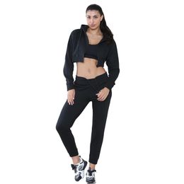 Kruze | Womens Crop-Trainingsanzug Set