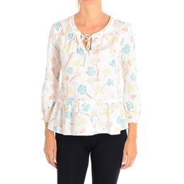 United Colors Of Benetton Langarmhemd mit offenem Kragen 5YR55Q945 woman