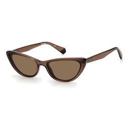 Polaroid Braune Kunststoff-Sonnenbrille