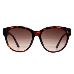 Guess GF6163 52F dunkle havannabraune Sonnenbrille mit Farbverlauf