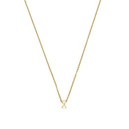 Luxenter Halskette mit 18-kar&auml;tiger Gelbgold-Finish &ndash; Alphabet