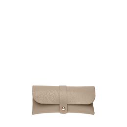 Roberta M Beige Leder Sonnenbrillenetui