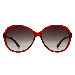 Seksy N2809 B Sonnenbrille mit transparentem burgunderfarbenem Rauchverlauf