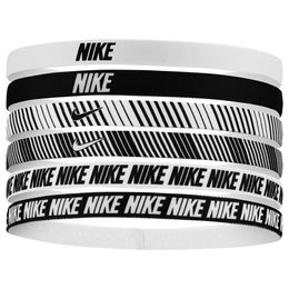 Nike - "Classic" Haarband(6er-Pack) (Wei&szlig;/Schwarz)