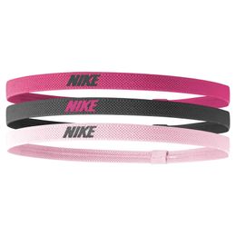 Nike - "2.0" Stirnband(3er-Pack) (Funke/Gridiron Gr&uuml;n/Rosa Glasig)