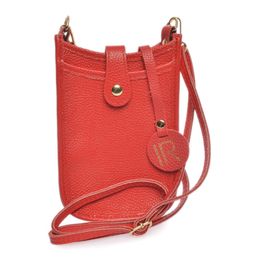 Isabella Rhea Rot Rindsledertasche