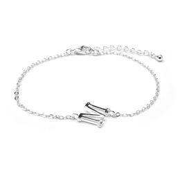 Luxenter Armband mit Silberfinish &ndash; Alphabet