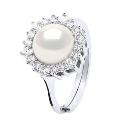 Ringschmuck - Echte S&uuml;&szlig;wasser-Zuchtperle, rund 8-9 mm