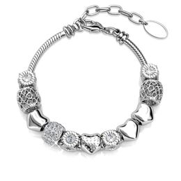 Strahlende Charm-Armb&auml;nder - Silber und Kristall