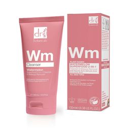 Dr. Botanicals Dr Botanicals Wassermelonen Superfood 2-in-1 Reiniger & Make-up Entferner 100ml mit Glykols&auml;ure, Salicyls&auml;ure und Milchs&auml;ure