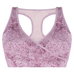 Gymshark Chalk Womens Malow Purple Sports BH